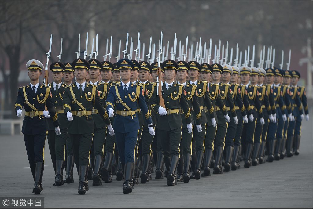 Daily training of PLA Guard of Honor - China Plus