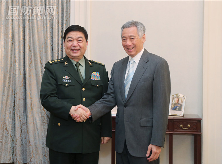 Singaporean PM meets Chinese defense minister on ties - China Plus