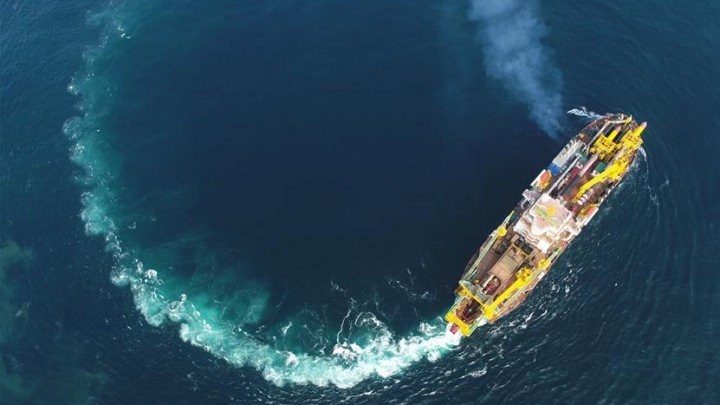 Asia's largest dredging vessel completes first sea trial - China Plus