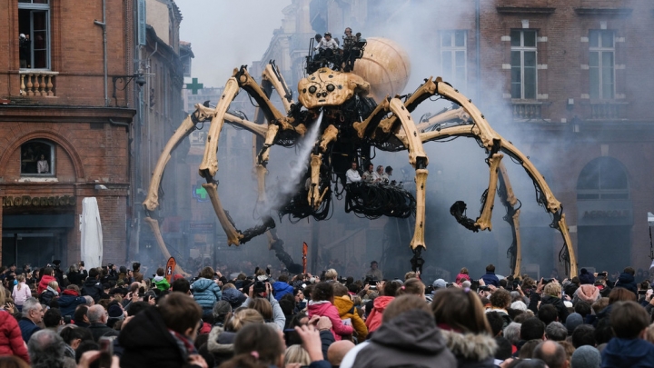 Giant animal props to go on display after urban opera performances - China Plus