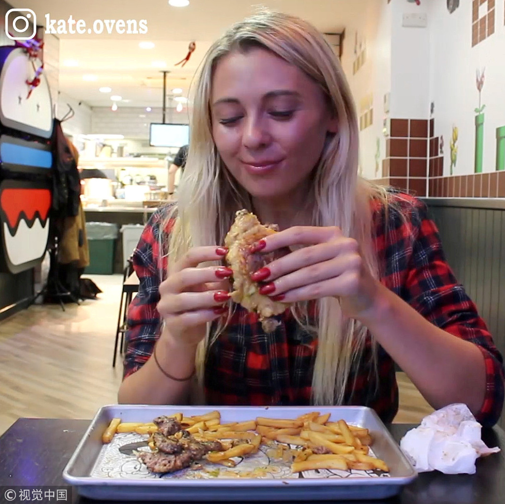Britain's famous food blogger takes on new eating challenge - China Plus