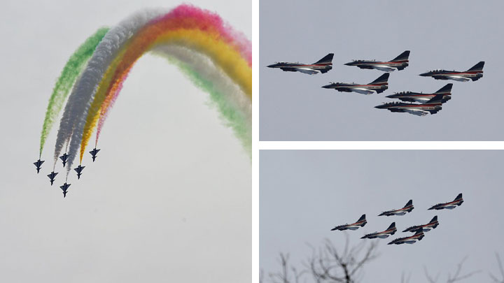 Chinese J-10 fighter jets rehearse for Pakistan Day - China Plus