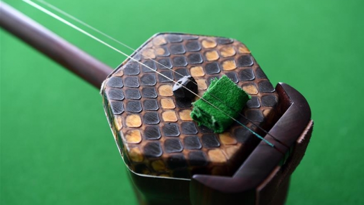 Chinese traditional two-stringed bowed musical instrument Erhu - China Plus