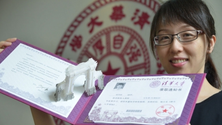 Distinctive acceptance letters from China's universities - China Plus
