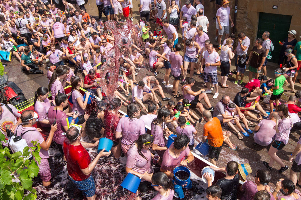 Annual wine battle breaks out in Spain - China Plus