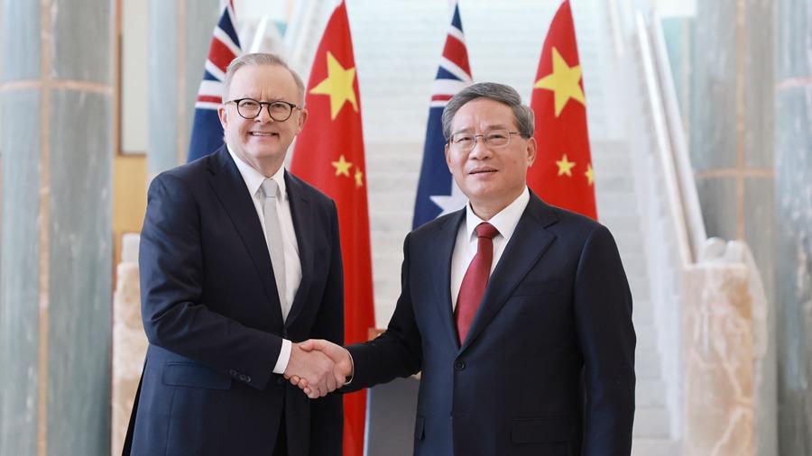Li Qiang und Anthony Albanese führen neuntes China-Australien ...